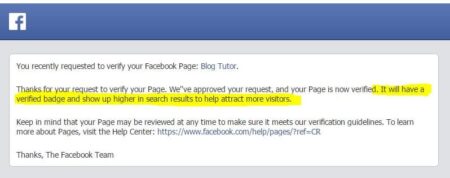 Verify your Facebook page to show up higher in search results - NerdPress